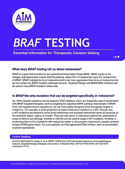BRAF Testing - The Melanoma Hub